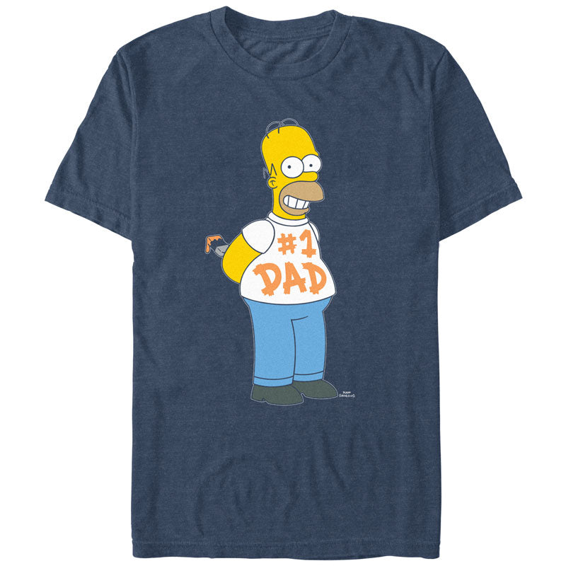The Simpsons Number 1 Dad Homer Men's T-Shirt – 707 Street