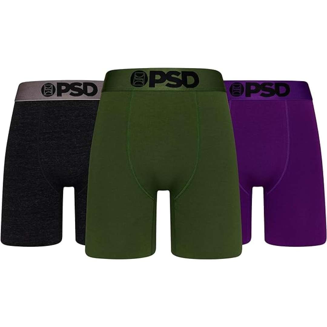PSD Underwear Men's Dark Mode Boxer Briefs 3-Pack – 707 Street