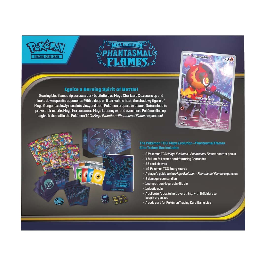 Pokémon TCG: Mega Evolution—Phantasmal Flames Elite Trainer Box – 707 ...