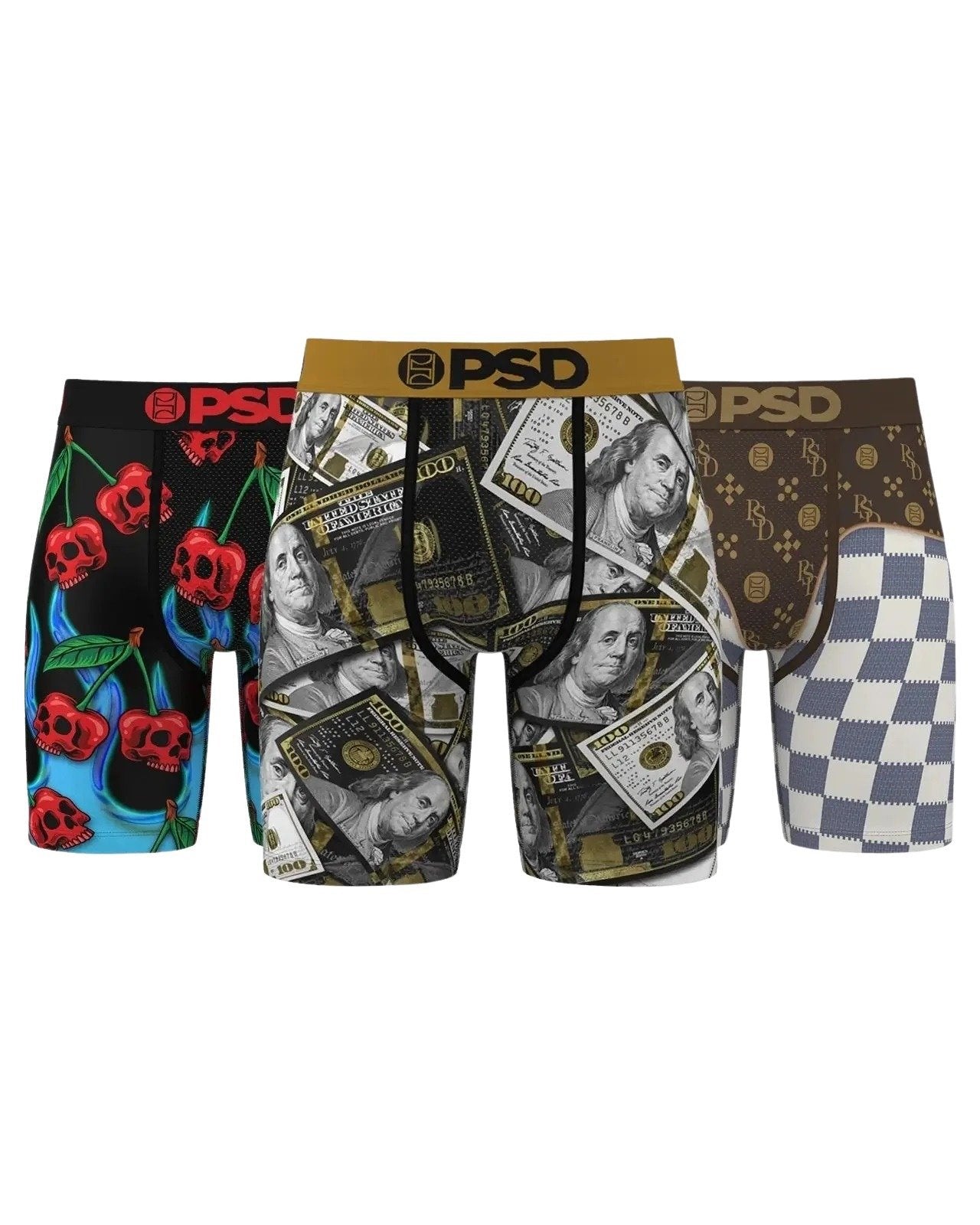 PSD Underwear Men's Rich Drip Boxer Briefs 3-Pack – 707 Street