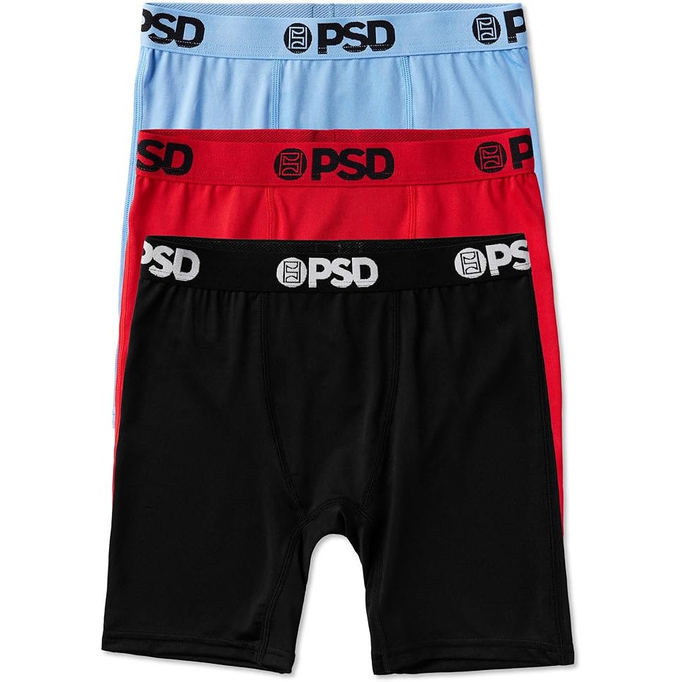PSD Underwear Boy's Core Solid Boxer Briefs 3-Pack – 707 Street