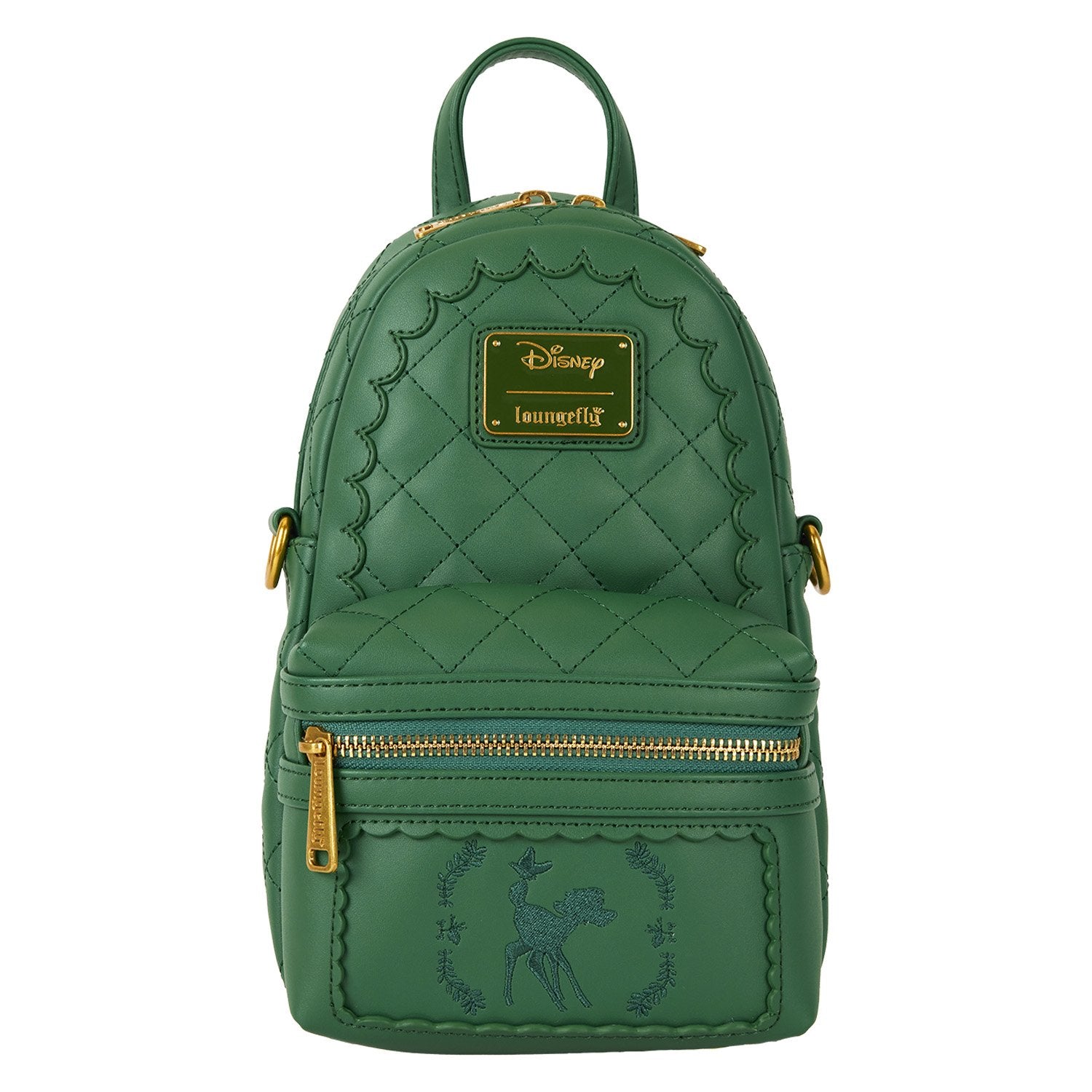 Loungefly Disney Bambi Texture Convertible Sling Crossbody Bag with Co ...