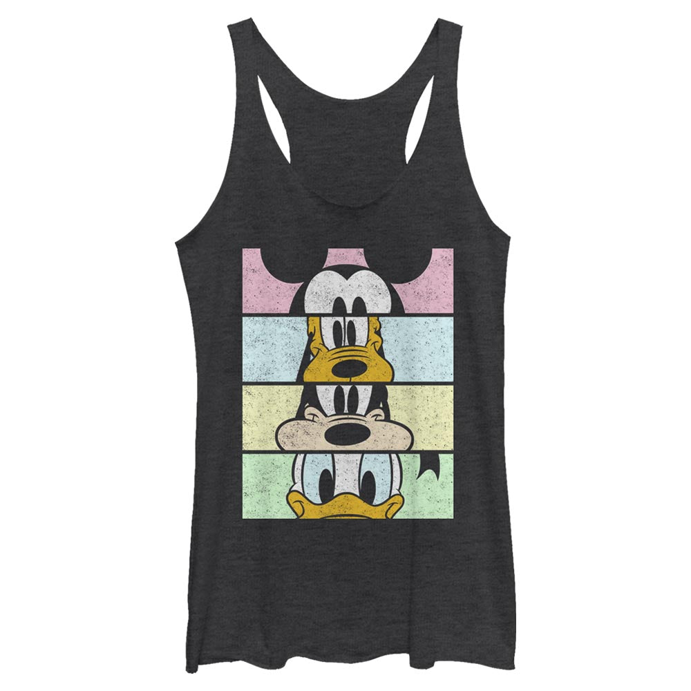 Mad Engine Disney Mickey Mouse & Friends Crew Crop Junior's Racerback ...